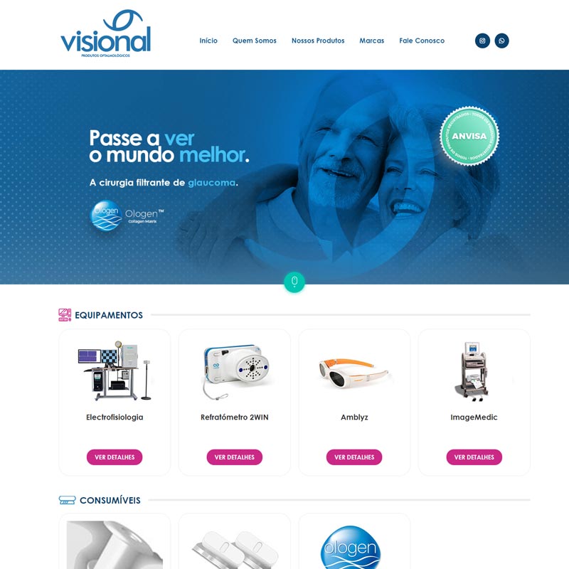 Visional - Produtos e Equipamentos Oftalmológicos